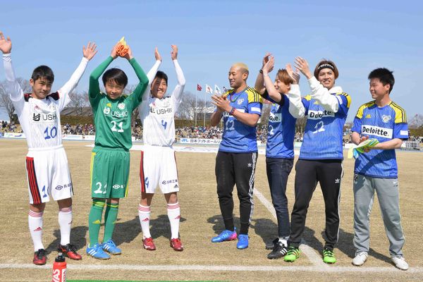 GENERATIONS FC今治ホーム開幕戦で岡田氏を激励！ - Astage-アステージ-